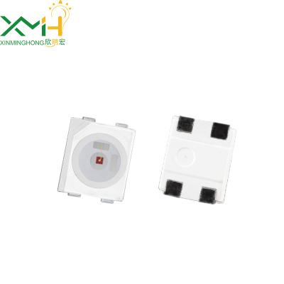 중국 최고 밝은 황색 차량용 라이트 3528 0.2W SMD는 7-9LM PLCC-4 차 턴 시그널을 이끌었습니다 판매용