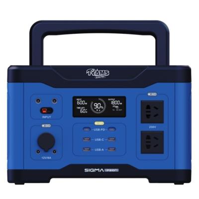China PD65W draagbare OpenluchtKrachtcentrale 600W Medio met LCD Dynamische Vertoning Te koop