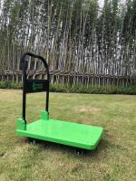 China One Hand Foldable Platform Cart Trolley SILENT 180kg Polypropylene Deck for sale