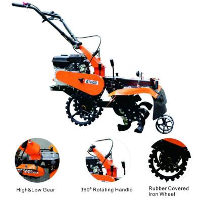 Cina Inizio di lavorazione di ritrazione di larghezza di GT600 Mini Power Belt Tiller 620mm in vendita