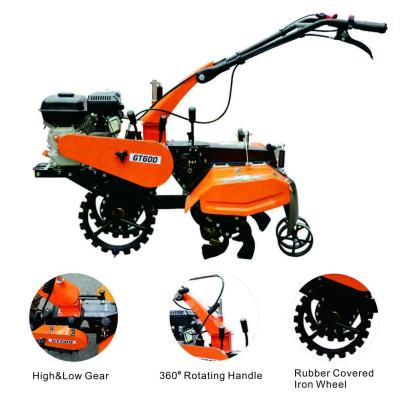Cina Inizio di lavorazione di ritrazione di larghezza di GT600 Mini Power Belt Tiller 620mm in vendita