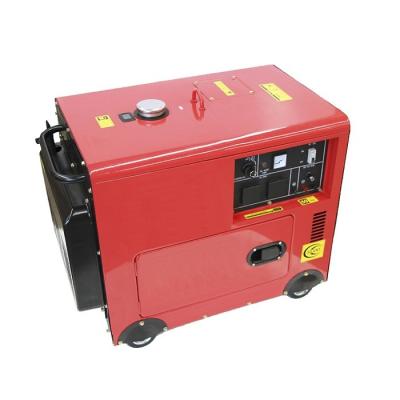 Cina Modo a basso rumore silenzioso diesel del motore del generatore di corrente 69db di 15HP 6.5kw in vendita