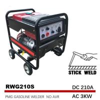 China Petrol Stick Manual Welding Machine 3kw 210A MMA 190F Engine for sale