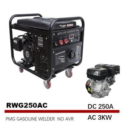 China 195FE 250A Arc Engine Driven Welders Petrol AC 3 kW Generator for sale