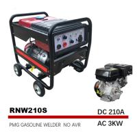 China 210A Engine Driven Welders Petrol Permanent Magnet AC 3kw for sale