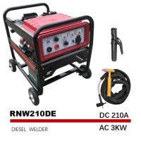 China RNW210DE 210A Arc Welding Generators DIESEL Medium Frequency 5.5L Generator for sale