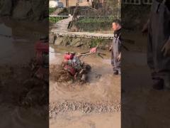 150 - 250mm Mini Power Tiller 180mm#DirectConnection#MiniPowerTiller azionato 4-WD-Self