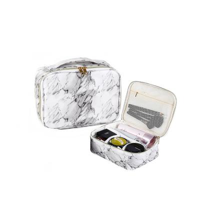 China De geborduurde Zak van de Make-upkit bags flamingo tropical makeup van de Ritssluitingssluiting Te koop