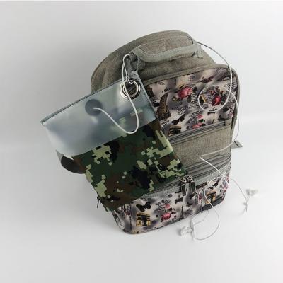 Cina L'articolo da toeletta cosmetico stampato cammuffamento insacca 15*20cm impermeabile di nylon in vendita