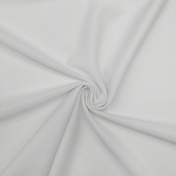 Quality Eco Friendly Organic Cotton Recycled Polyester RPET Knitted Pique Mesh Polo Fabric by the Yard for sale