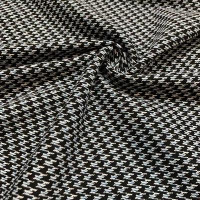 China High Quality New Design Fancy 75Poly 22Rayon 3Span Knit Jacquard Fabric for Suits and Apparel and Clothes for sale