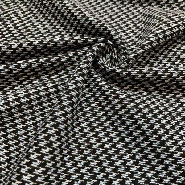 Quality High Quality New Design Fancy 75Poly 22Rayon 3Span Knit Jacquard Fabric for Suits and Apparel and Clothes for sale