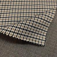 Quality New Design Fancy 70%Poly 25%Rayon 5%Span TR Check Knit Jacquard Fabric for Suits for sale