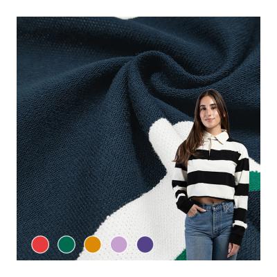China Custom Striped Knitting Fabric for Fashion Dress, China Supplier Sustainable Stripe Pique Fabric for Garment/ for sale