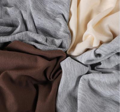 China Free Sample Organic Pure Bamboo Cotton Spandex Mix Fleece Fabric for sale
