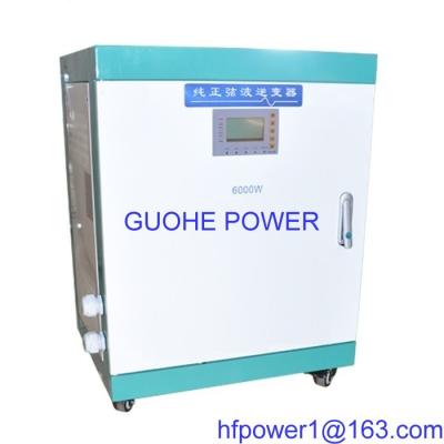 China Off grid inverter, low frequency pure sine wave inverter, capacity 6kw for sale
