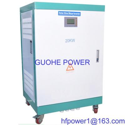 China Off grid inverter, low frequency pure sine wave inverter, capacity 20kw for sale