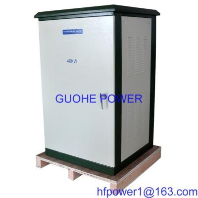 China Off grid inverter, low frequency pure sine wave inverter, capacity 40kw  IP43 waterproof outdoor use for sale
