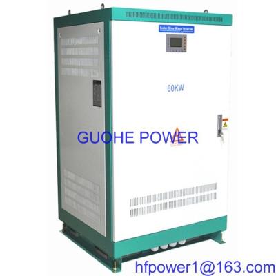 China Off grid inverter, low frequency pure sine wave inverter, capacity 60kw for sale