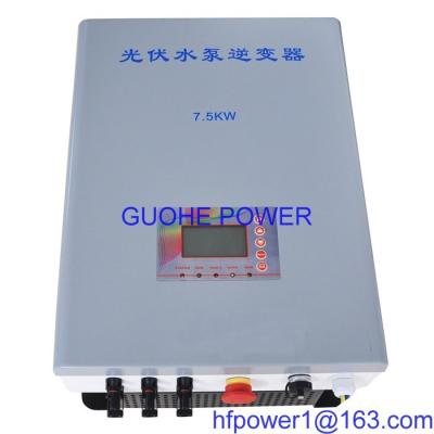 China Solar pump inverter  7.5kw for sale