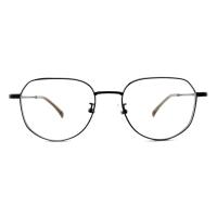 China TF3336 Optical Round Titanium Eyeglasses Frames Vacuum Plating Customized for sale