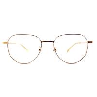 China TF3336 Optical Round Titanium Eyeglasses Frames Vacuum Plating Customized for sale