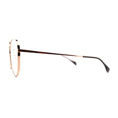 China FM2585 Round Stainless Steel Spectacle Frames , Customized Spectacle Glasses Frames for sale