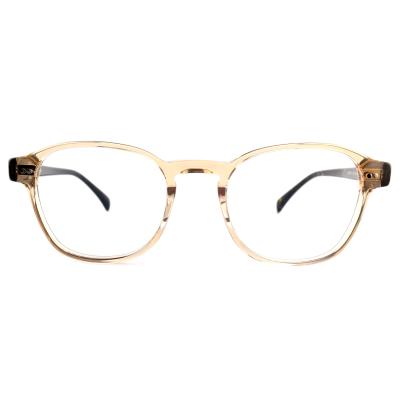 China FP2616 Trendy Acetate Optical Frame Unisex Vollumfang Runde Farbe nach Maß zu verkaufen
