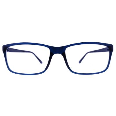 China FU1743 Unisex Flexible TR90 Optische frames Zwart Antireflectieve vierkant bril Te koop