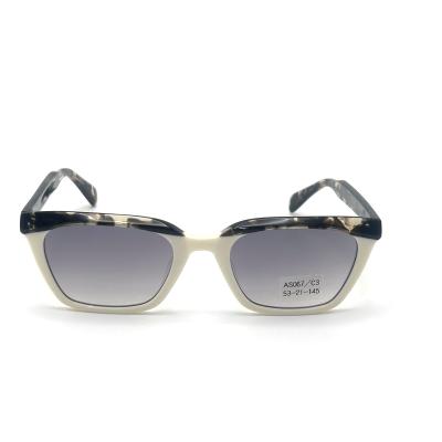 China AS067 Acetate Frame Sunglasses with UV protection sun lenses for sale