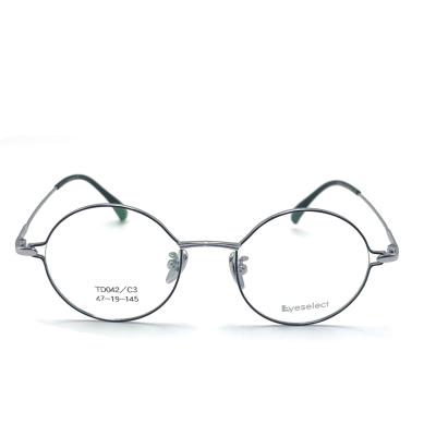 China TD042 Durable Titanium Frame high weight titanium eyeglasses for sale