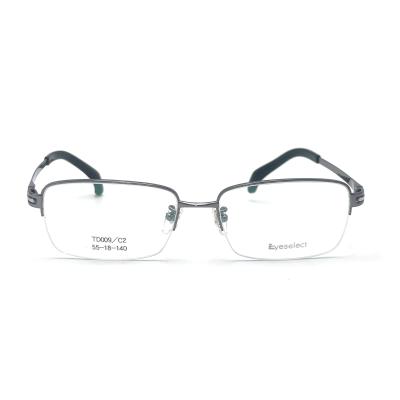 China TD009 Betrouwbaar titanium frame met rechthoekige oogvorm Te koop