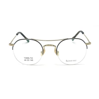 China TD028 Stylish Semi-rilmess Titanium Frame for sale
