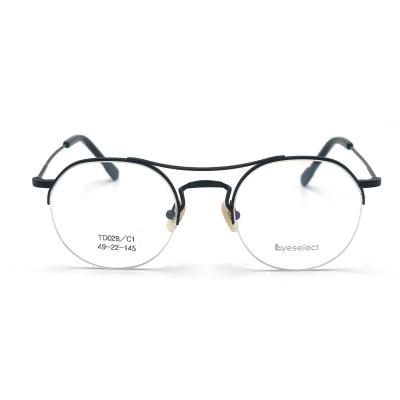 China TD028 Stylish Semi-rilmess Titanium Frame for sale