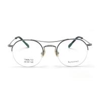 China TD028 Stylish Semi-rilmess Titanium Frame for sale