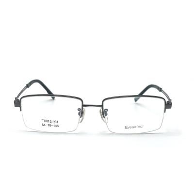 China TD015 Titanium Frame with Semi-rimless Eye Style for sale