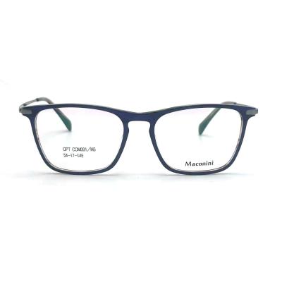 Cina OPT COM001 Acetato Cornice ottica Template in acciaio inossidabile ad alta elasticità in vendita