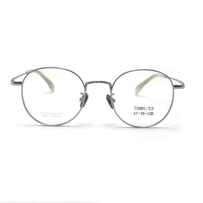 China TD091 Lichtgewicht optische titanium frames voor comfort en stijl Te koop