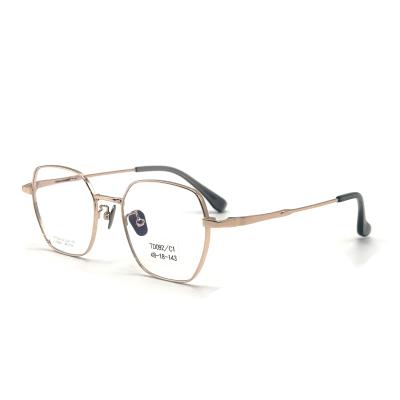 China TD092 Vierkante oogvorm Unisex Titanium frame voor prestaties Te koop
