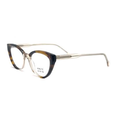China AD196 Estrutura óptica de acetato elegante para o dia todo Óculos de acetato de conforto à venda