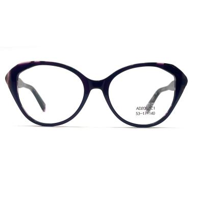 China AD208 Estrutura óptica de acetato feminina com combinação perfeita de estilo e conforto à venda