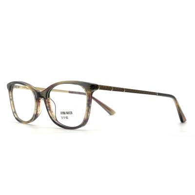 Cina AD198M Cornice ottica in acetato con tempie delicate in vendita
