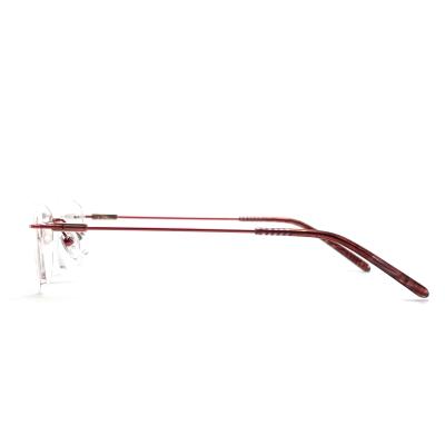 Cina MD133 Quadratura Metallico Cornici Ottiche Unisex Design Classica in vendita