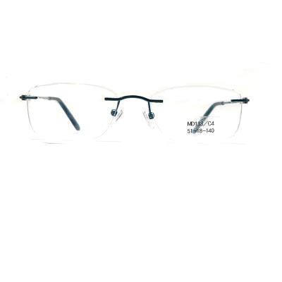 Cina MD133 Quadratura Metallico Cornici Ottiche Unisex Design Classica in vendita
