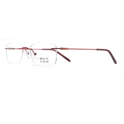 Cina MD133 Quadratura Metallico Cornici Ottiche Unisex Design Classica in vendita