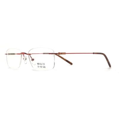 Cina MD133 Quadratura Metallico Cornici Ottiche Unisex Design Classica in vendita