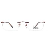 China MD133 Square Metallic Optical Frames Unisex Classic Design for sale