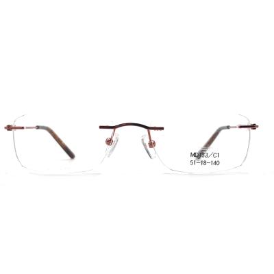 Cina MD133 Quadratura Metallico Cornici Ottiche Unisex Design Classica in vendita