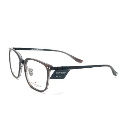 China FP3435 Vierkante oogvorm Acetaat Titanium frame Unisex ontwerp Te koop