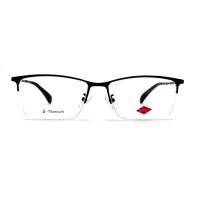 China TF3252 Titanium Optical Frame Semi-rimless Square Eye Style for sale